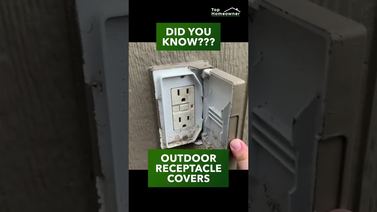Outdoor Receptacle Covers: All You Need To Know #shorts - Top Homeowner